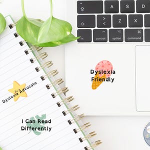 Dyslexia Friendly Sticker, Dyslexia Awareness Sticker, Dyslexia Sticker ...