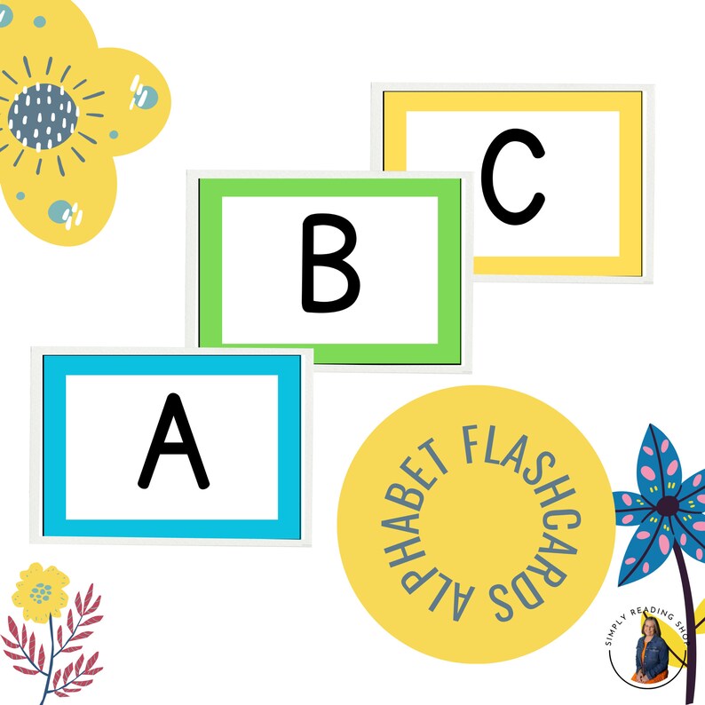 ABC Uppercase Flashcards, Uppercase Letter Recognition. Early Learning ...