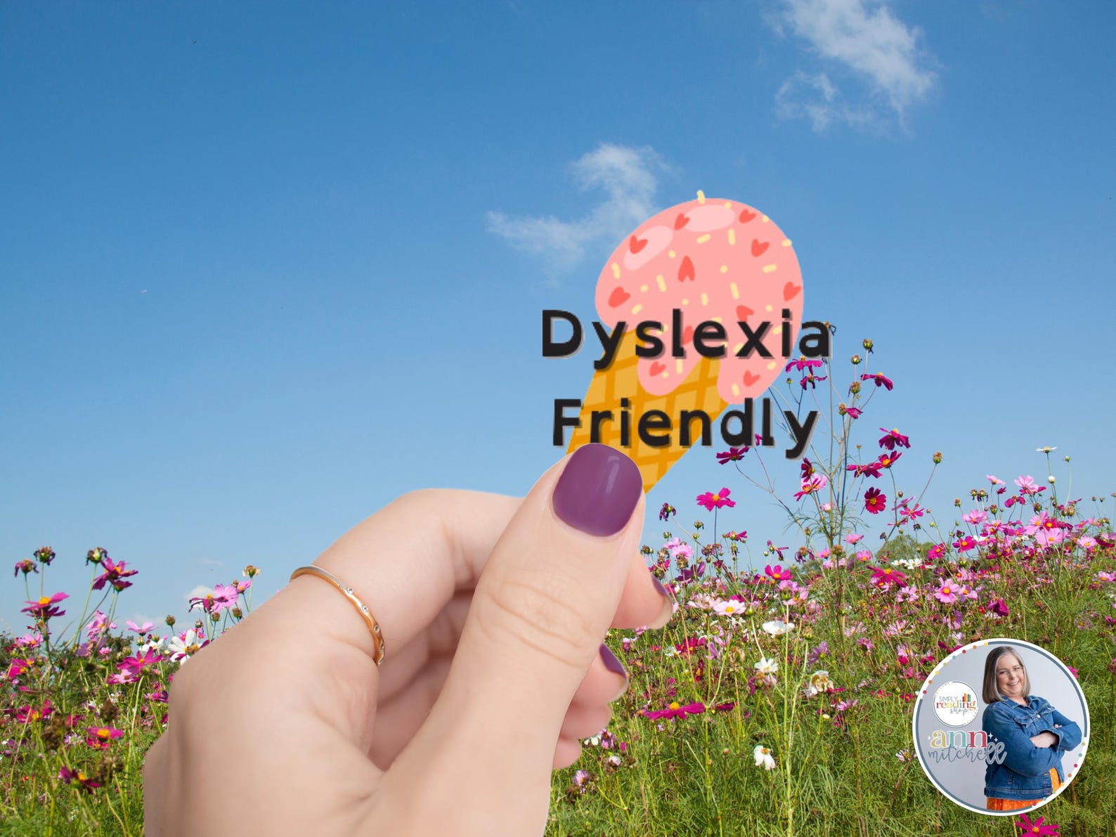 Dyslexia Friendly Sticker, Dyslexia Awareness Sticker, Dyslexia Sticker ...