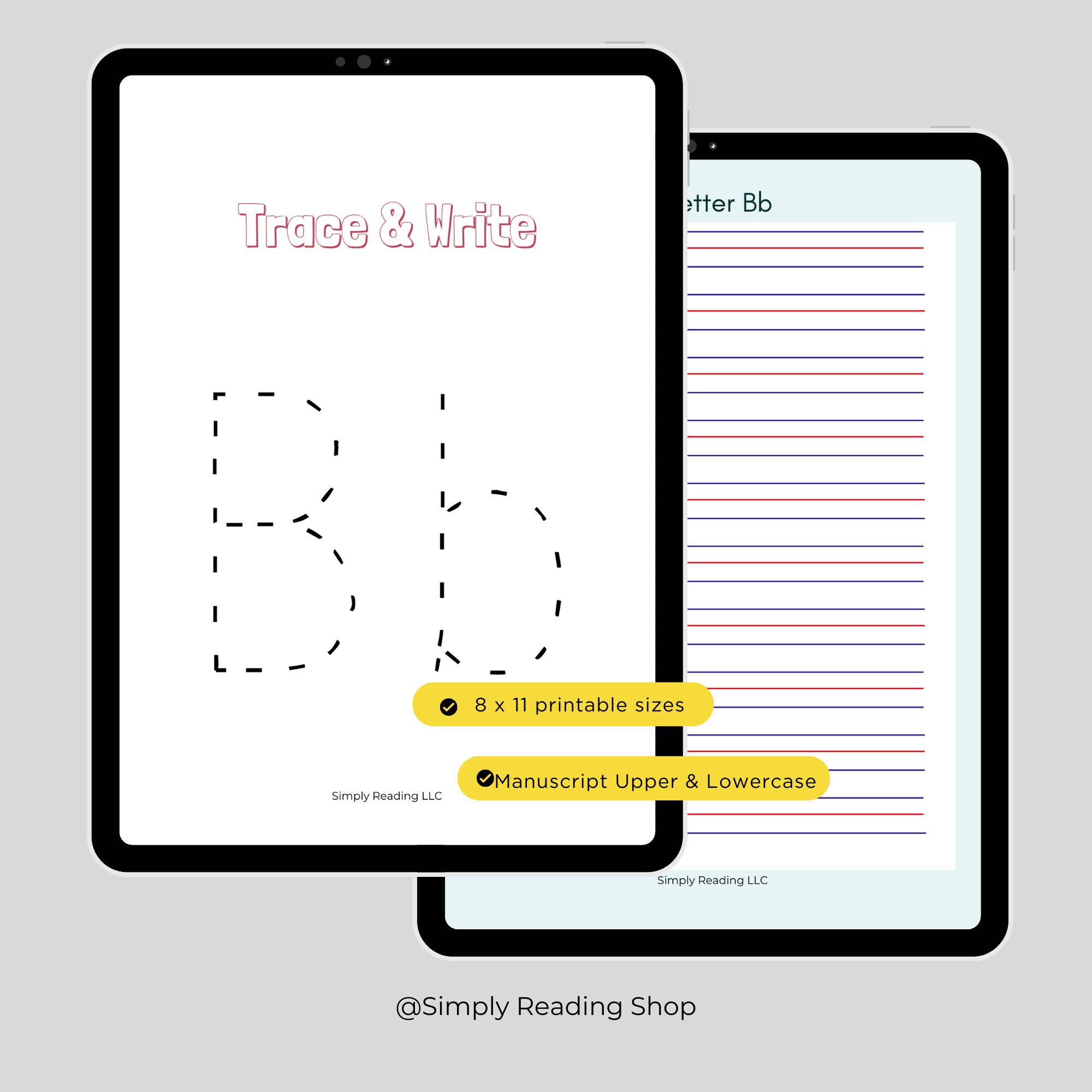 ABC Trace and Write, Kindergarten Readiness, Early Writing Skills ...