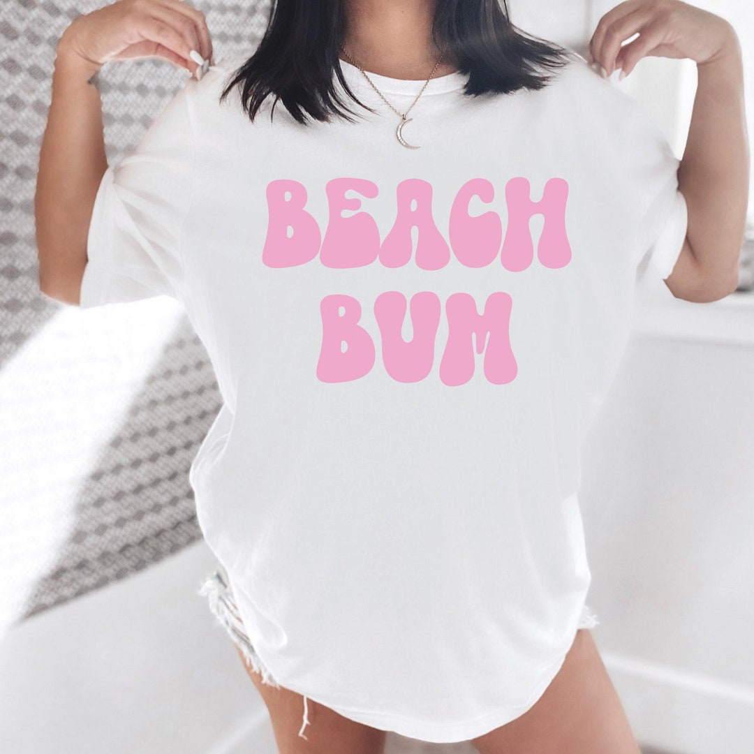 Beach Bum Shirt Trendy Crewneck Preppy Clothes Trendy Clothes Oversized ...
