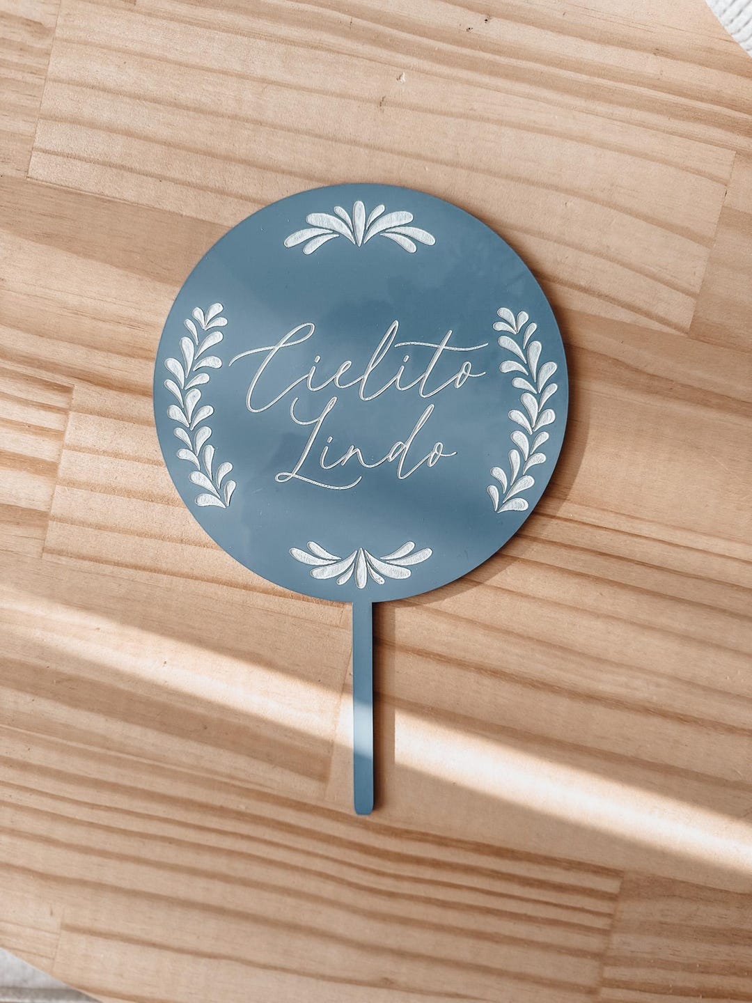 Cielito Lindo Baby Shower | Cielito Lindo Cake Topper | White Talavera ...