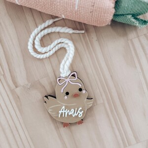 Chick Name Tag | Easter Name Tag | Initial Name Tag | Easter Chick ...