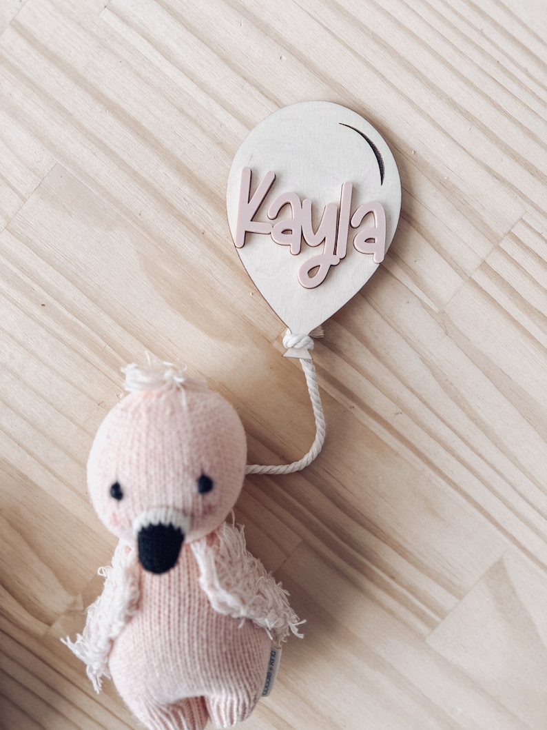 Balloon Baby Name Sign | Hospital Sign | Personalized Name Cut Out ...