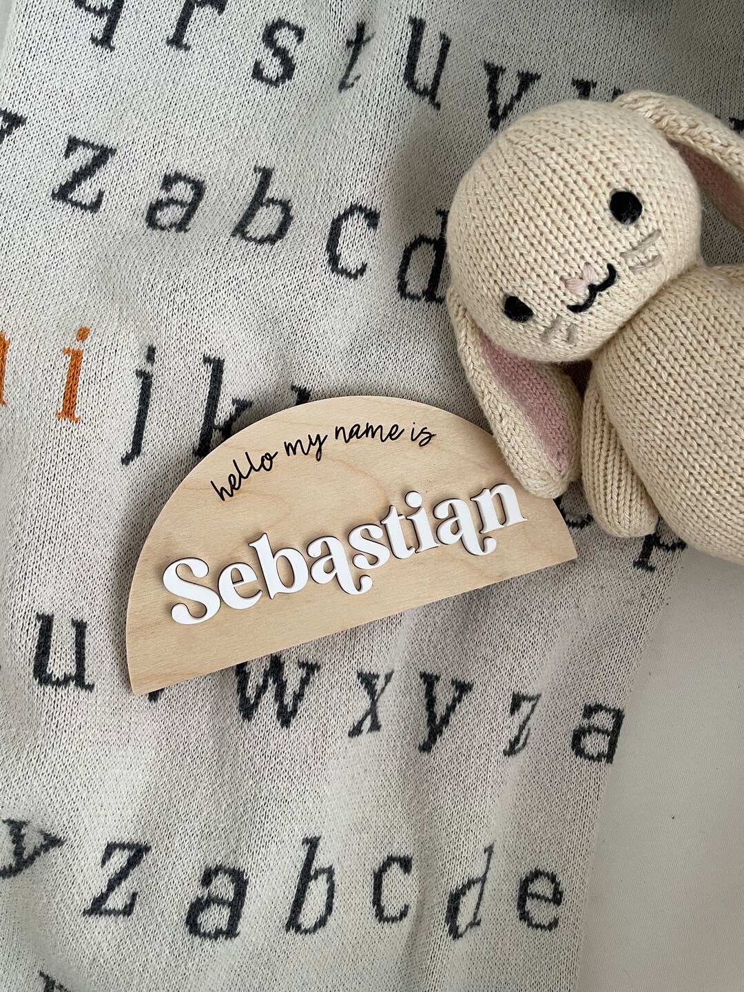 Baby Name Sign | Hospital Picture Baby Sign | Personalized Baby Name ...