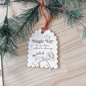 Santa's Magic Key | Magic Key Door Hanger | Personalized Santa Key ...