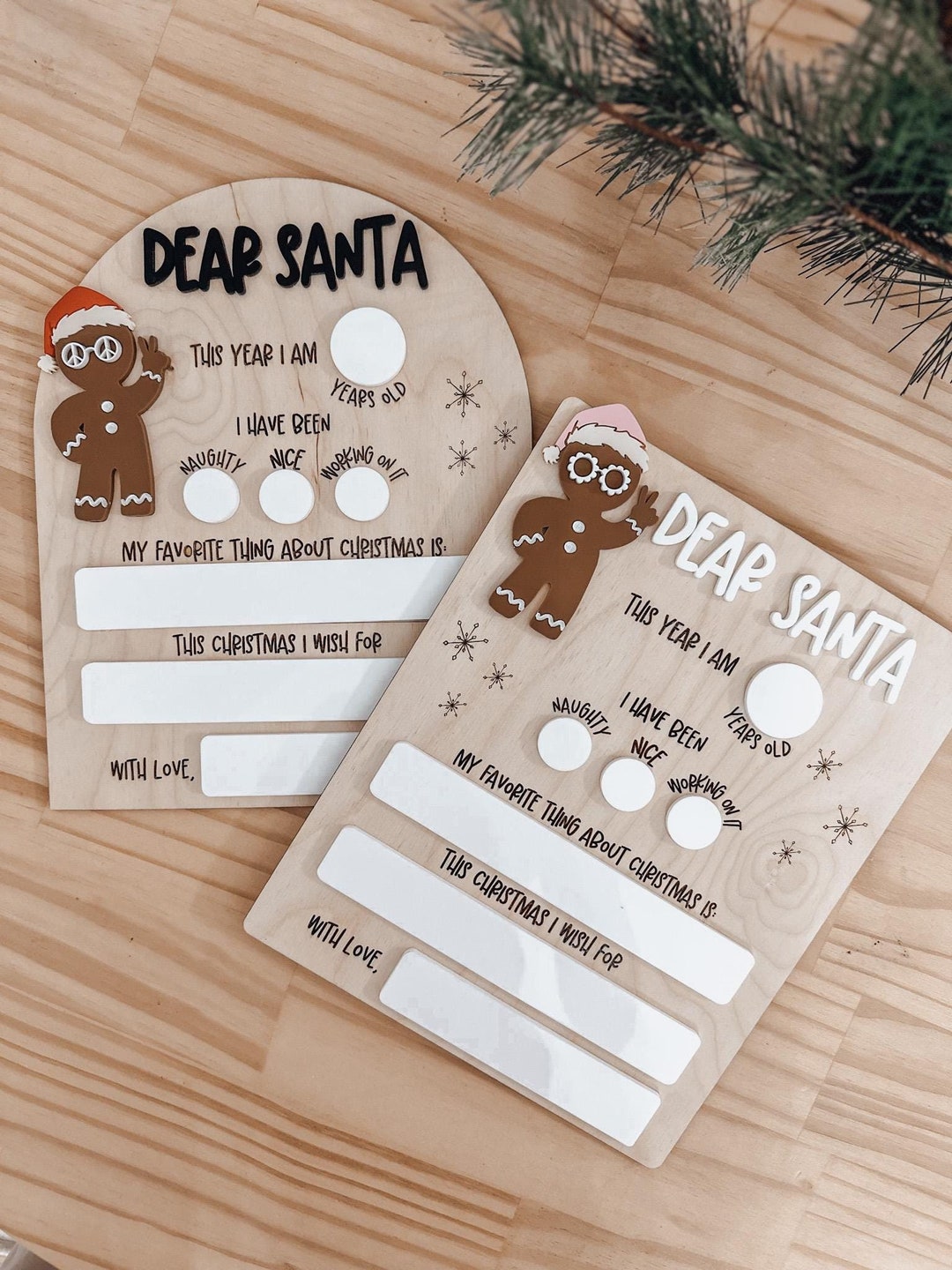 Santa Letter Reusable | Dear Santa Letter | Christmas Wish List ...
