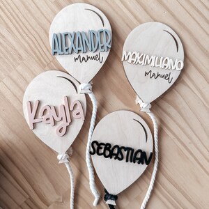 Balloon Baby Name Sign | Hospital Sign | Personalized Name Cut Out ...