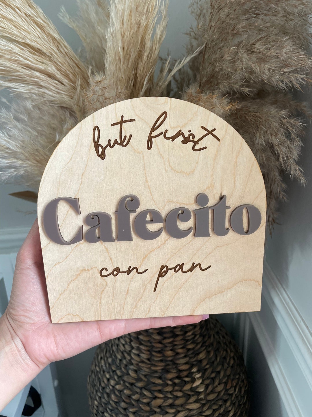But First Cafecito Sign | Arched Sign Decor | Coffee Sign for Coffee ...