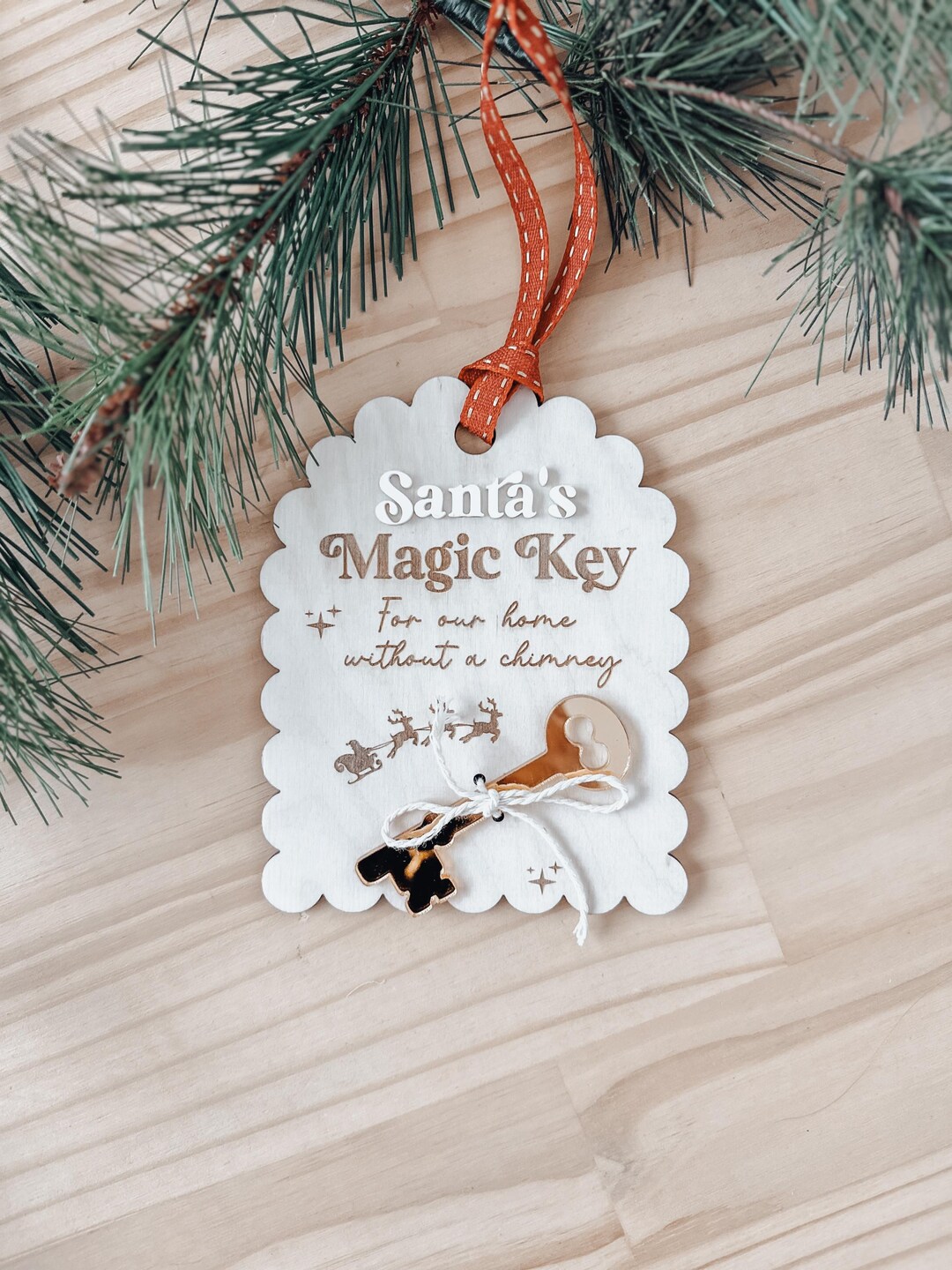Santa's Magic Key | Magic Key Door Hanger | Personalized Santa Key ...