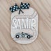 Race Car Name Sign for Baby | Baby Boy Gift | Monthly Baby Picture ...