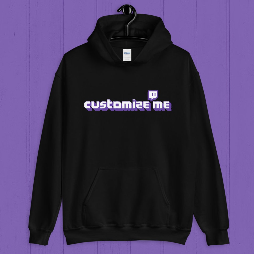 Custom Twitch Clothing Streamer Gift Twitch Channel Unisex Hoodie ...