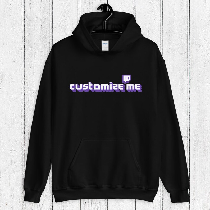 Custom Twitch Clothing Streamer Gift Twitch Channel Unisex Hoodie ...