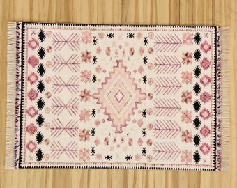Pink Dollhouse Rug | Etsy