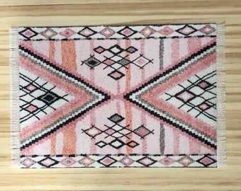 Pink Dollhouse Rug | Etsy
