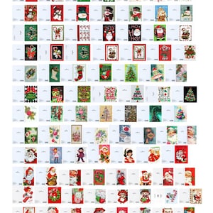 1:12 Dollhouse Miniature Digital Download - Christmas Cards Printable ...