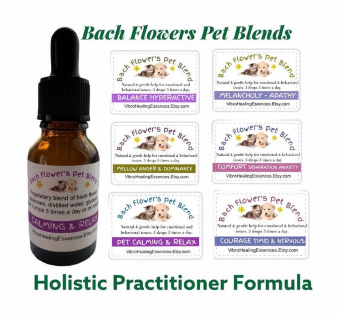 Pet Emotional Care Drops. Flower Essence Drops. Holistic Gentle Calming ...