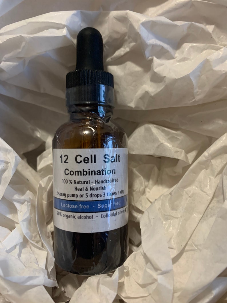 12 Cell Salts Combination. Lactose Free 12 in 1 Tissue Salts. Liquid ...