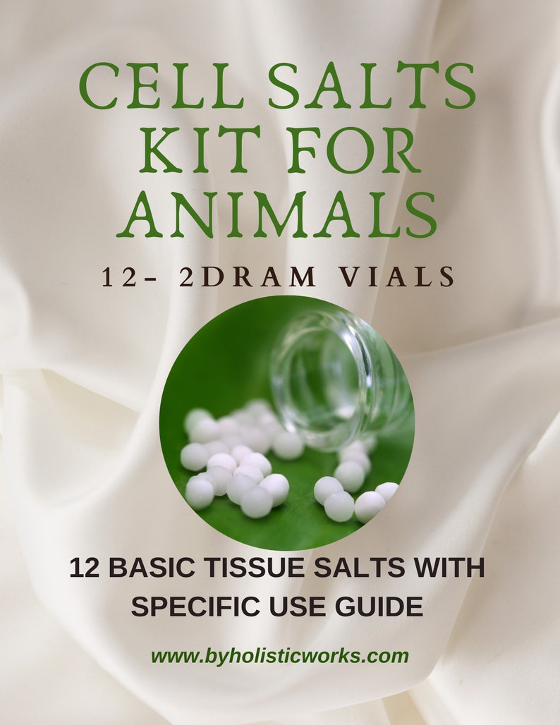 Tissue Salts Cell Salts Kit for Pets - Etsy