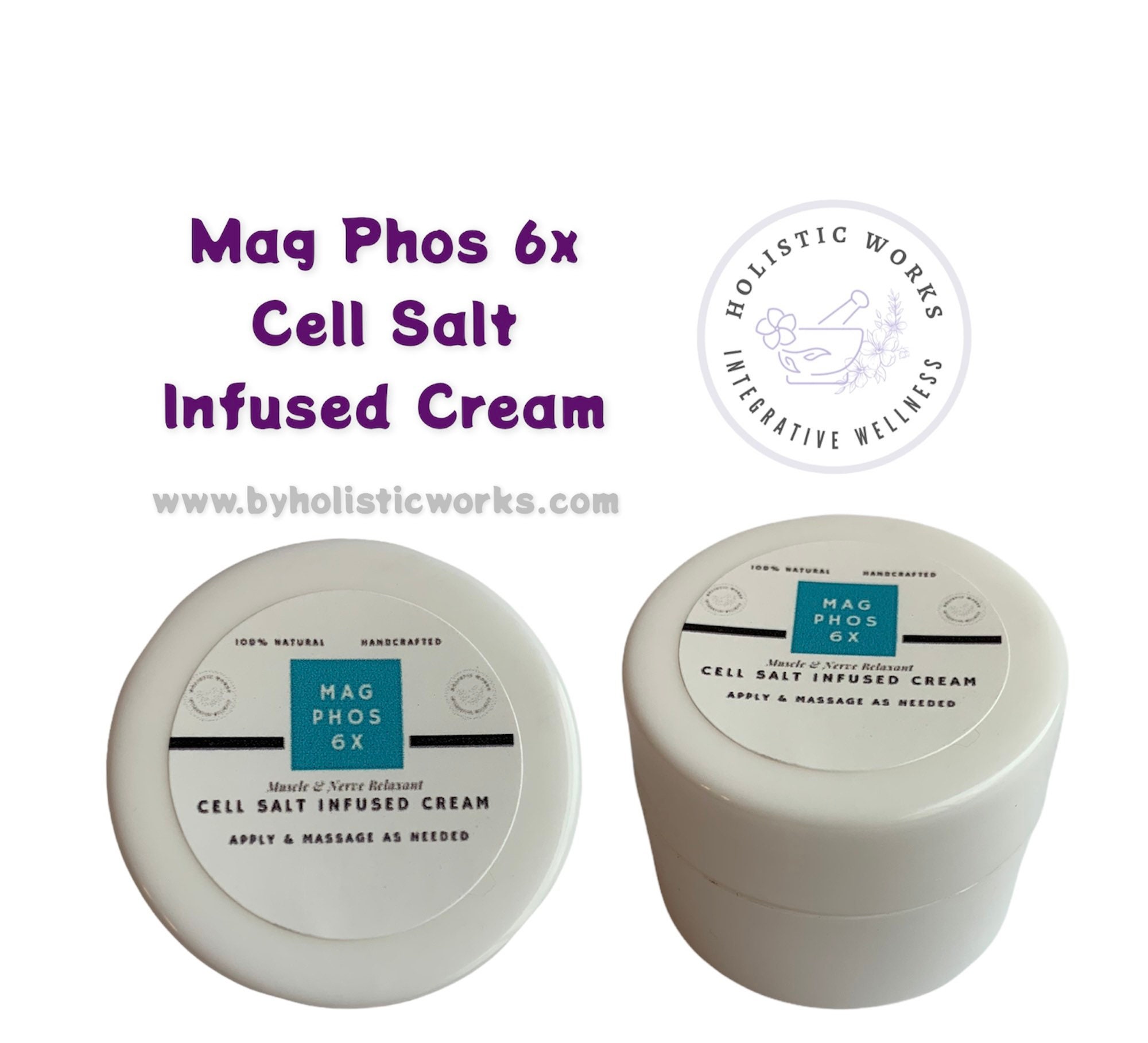 Mag Phos Cell Salt Cream. Mag Phos Tissue Salt Massage Cream. Soothing ...