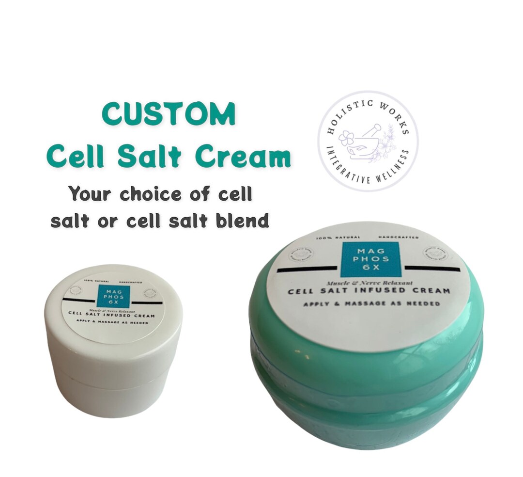 Cell Salts Cream. Custom Blend. Tissue Salts - Cell Salts of Your ...