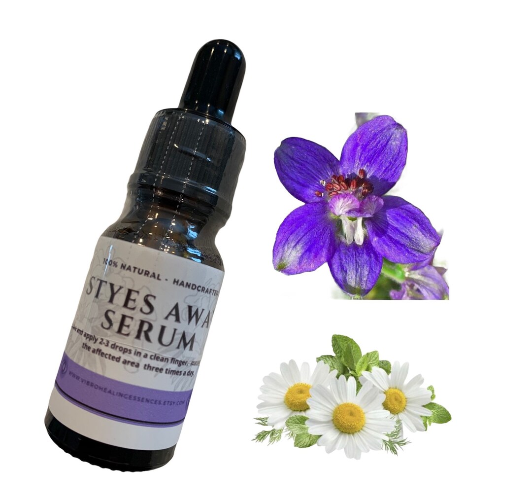 Styes Away Oil. Natural Soothing Oil. Cell Salts & Bach - Etsy