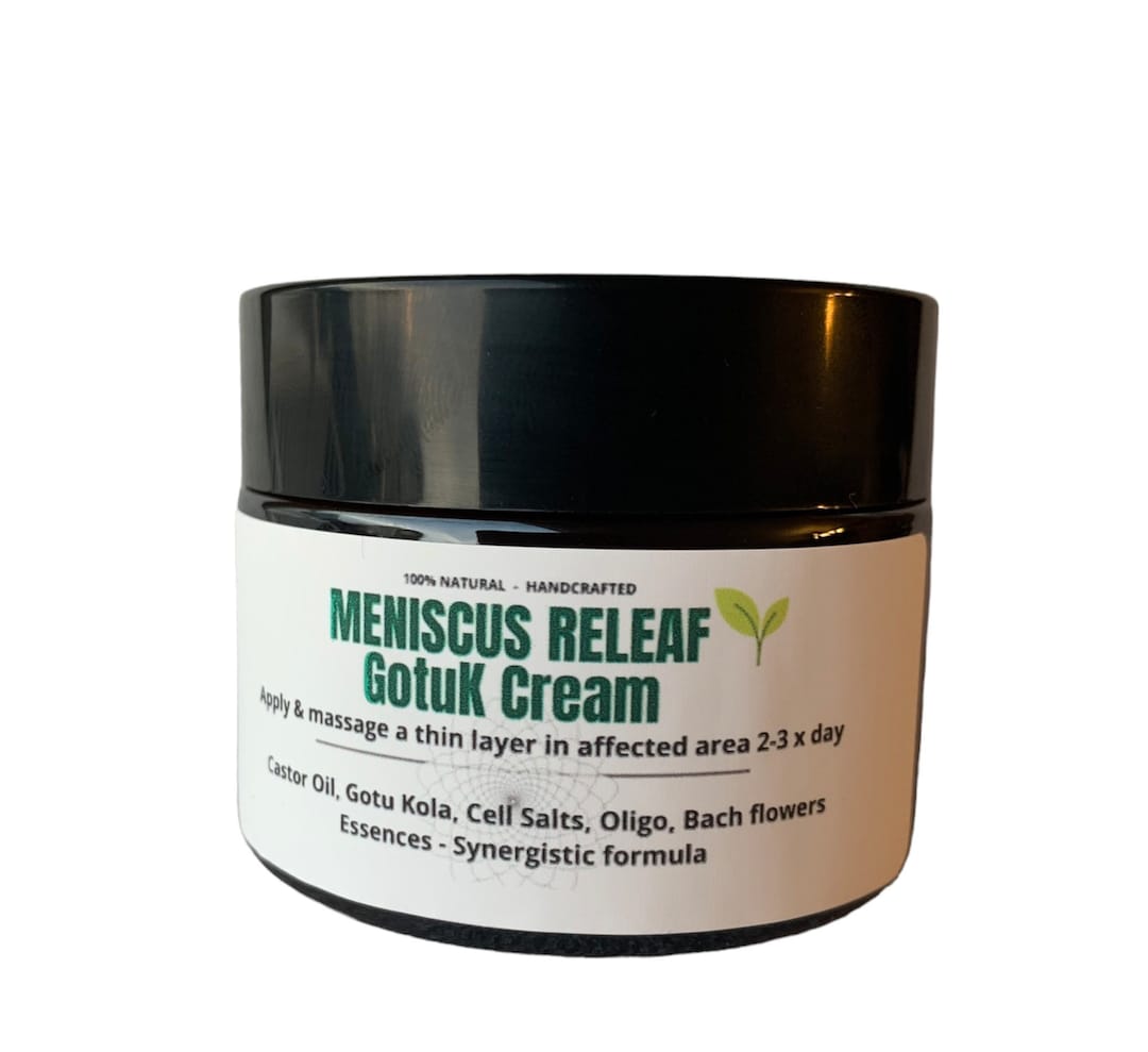 Meniscus Gotuk Massage Cream. Gotu Kola, Castor Oil, Cell Salts, Oligo ...