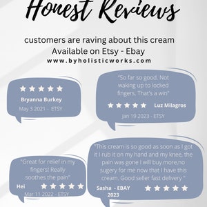 Trigger Finger Massage Cream. Elasticity and Flexibility. Cell Salts ...