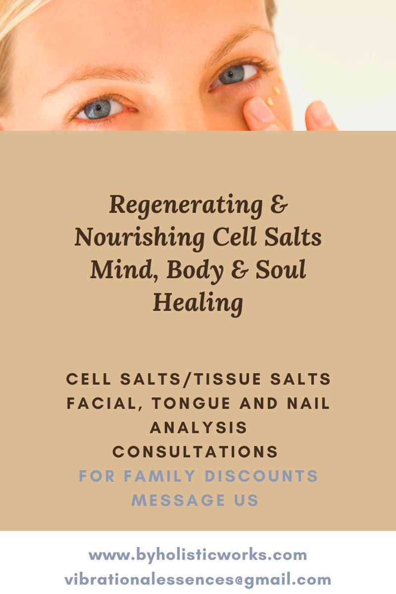 Cell Salt Facial Analysis Consulting. Tissue Salts Facial Tongue ...