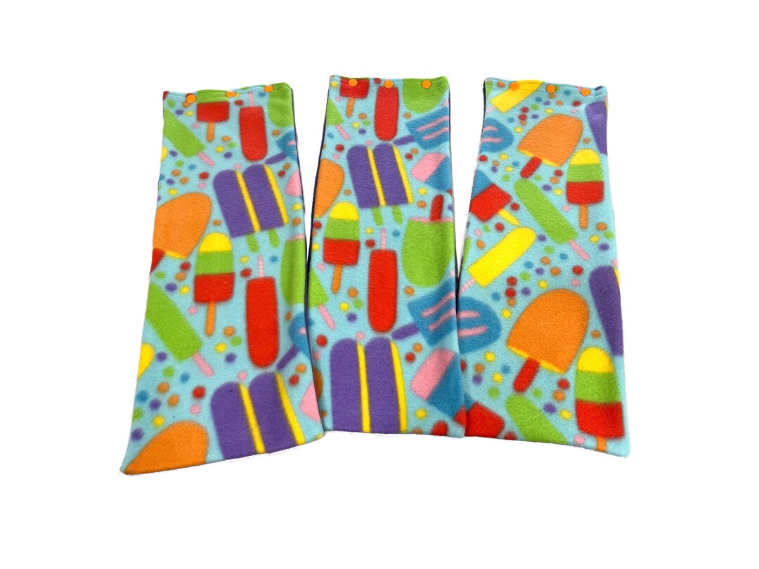 Fleece Ramp Covers 3-pack "popsicles Aqua" Midwest Deluxe Double ...