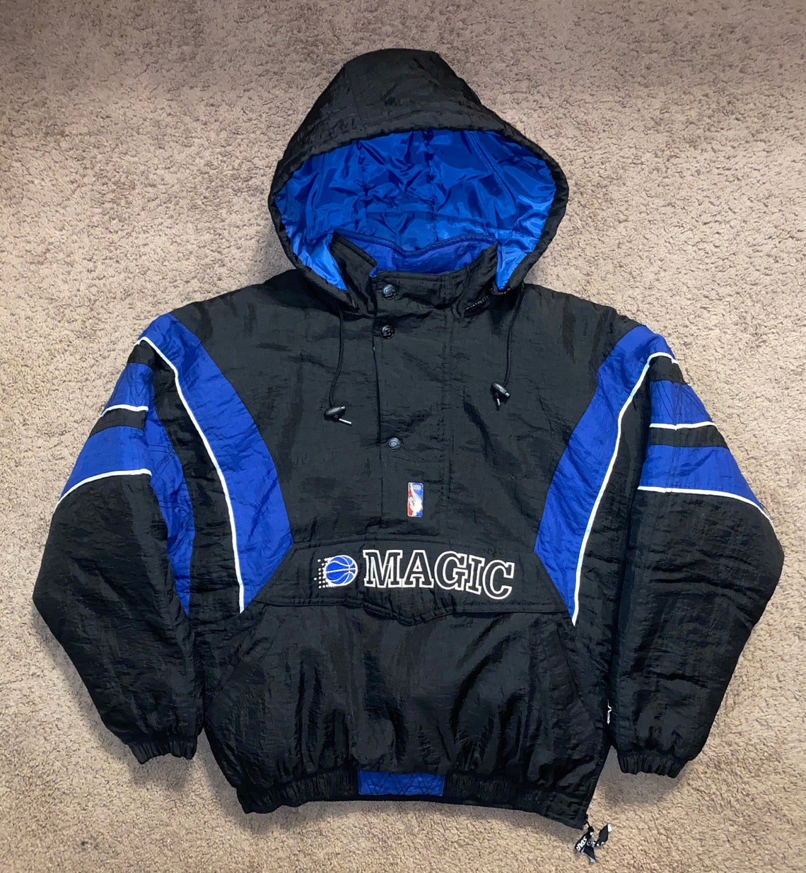 Vintage Orlando Magic Starter Jacket Kangaroo Pouch Mens Size | Etsy
