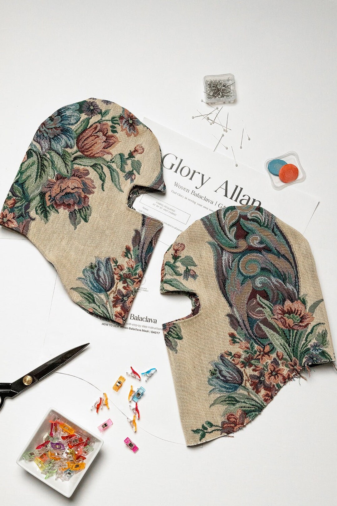 Woven Balaclava PDF Pattern With Video Tutorial - Woven Balaclava ...