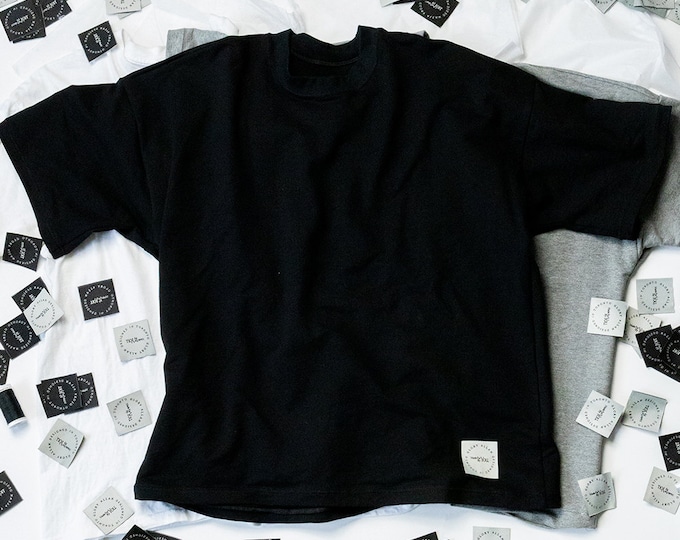 Boxy Tee PDF Pattern With Video Tutorial T-shirt Sewing Pattern and ...