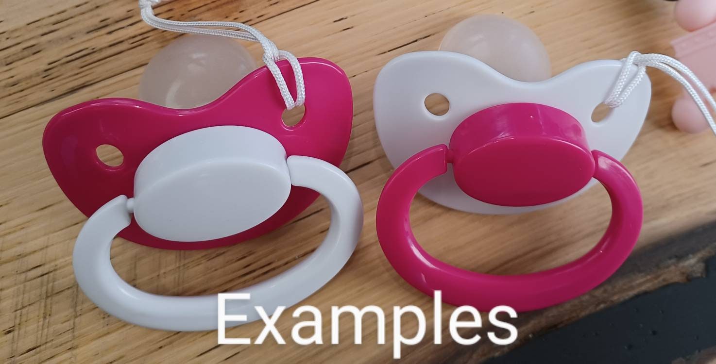 Build Your Own Adult Size Pacifier fill in Personalization | Etsy Canada