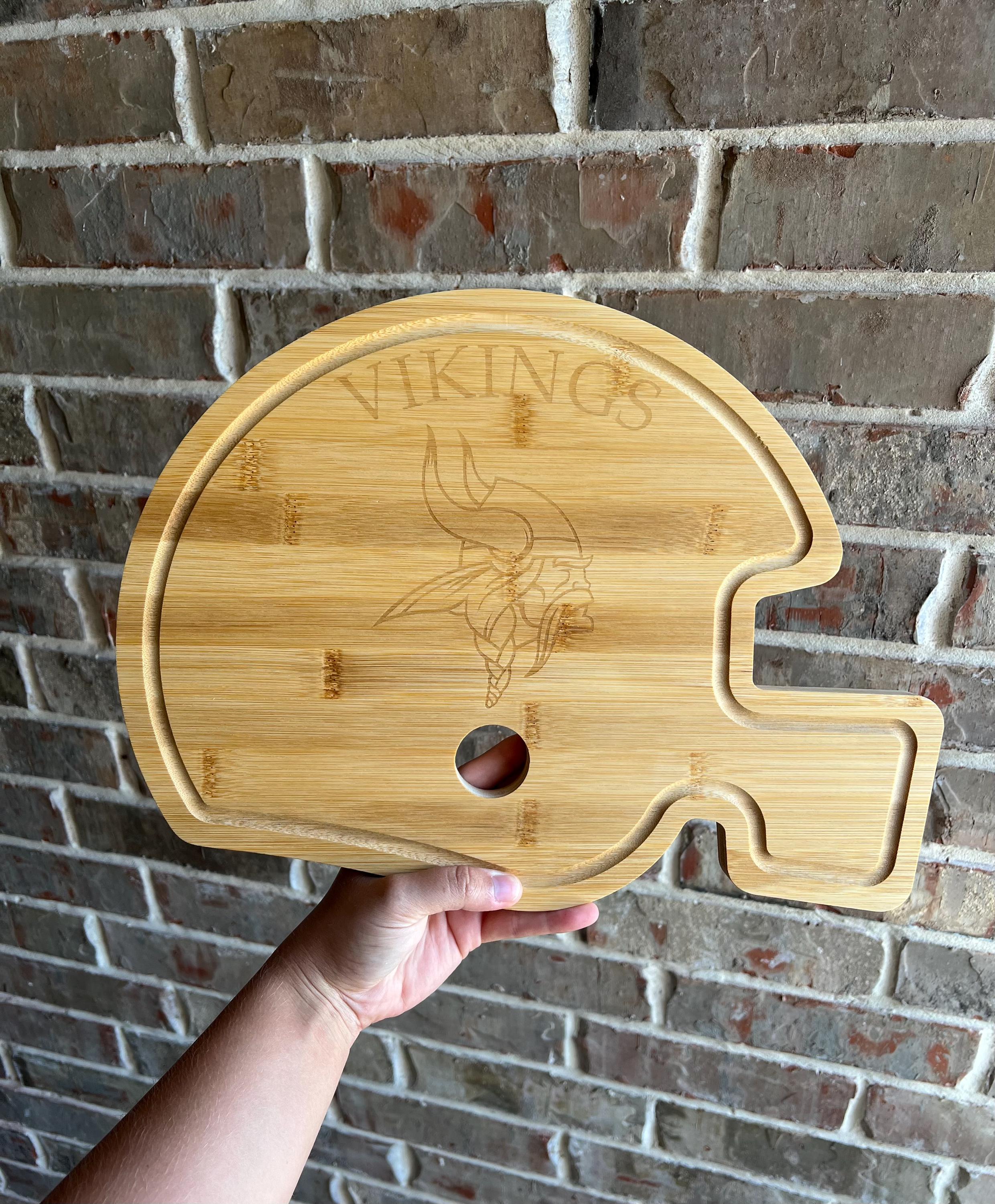 Custom Football Cutting Board | Football Helmet Cutting Board ...