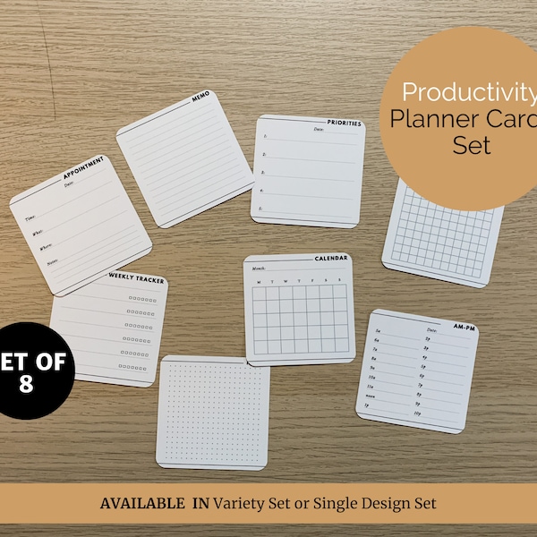Time Management Cards - Etsy