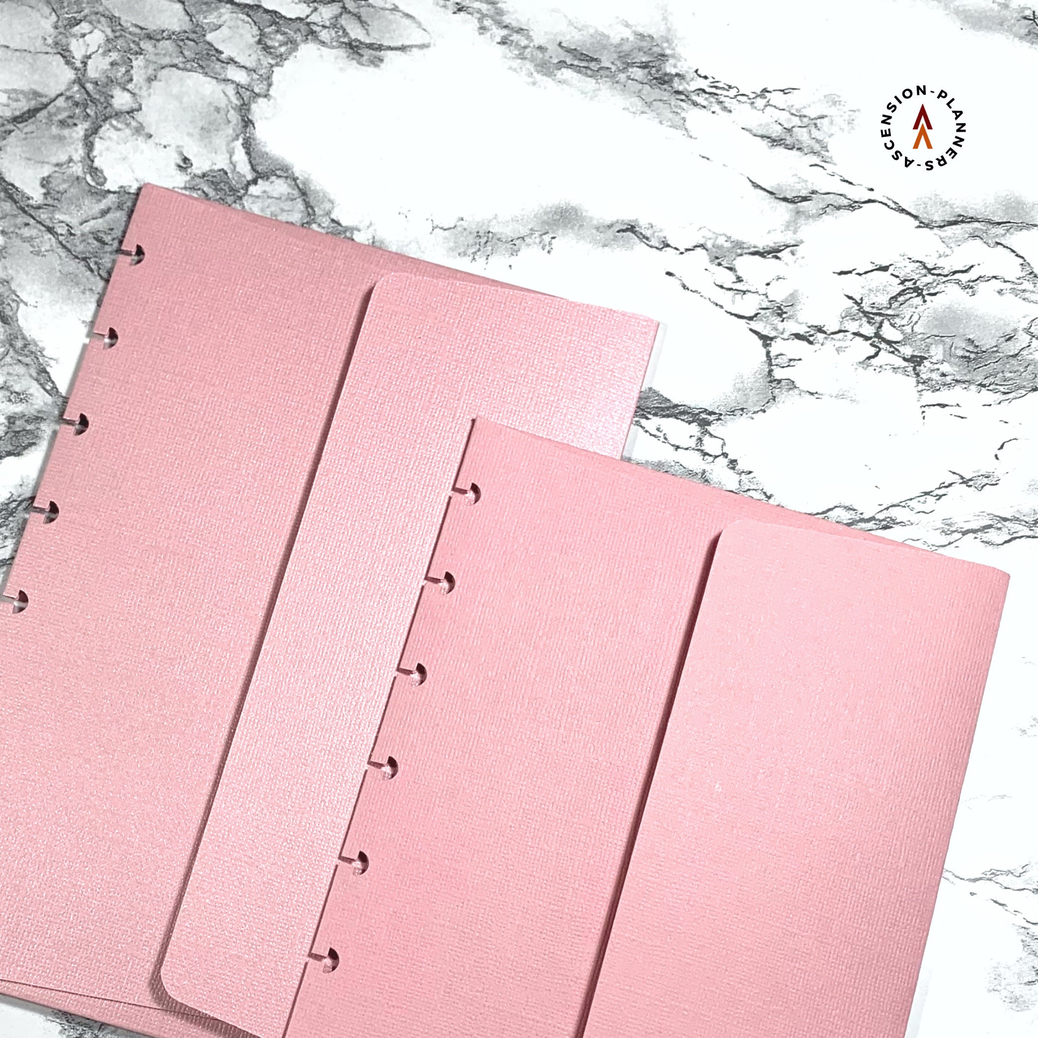 Discbound Planner Envelope in Matte & Shimmer Pink Half-letter Happy ...