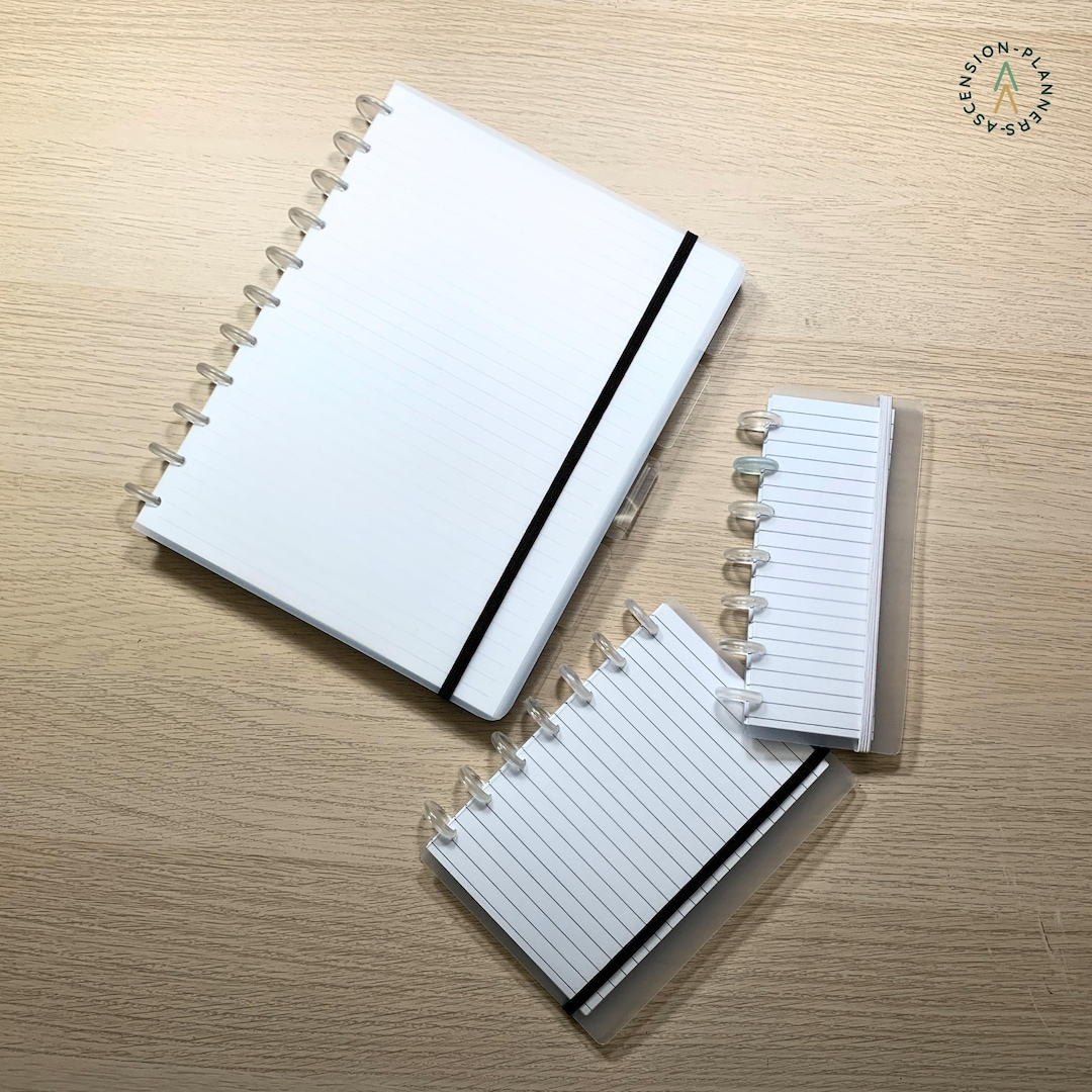 Frosted Clear Planner Cover for Discbound Planners in All Sizes | Snap ...