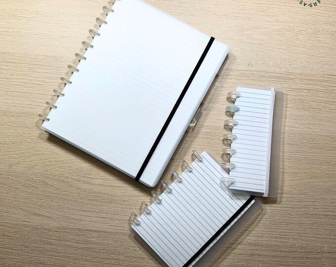 Frosted Clear Planner Cover for Discbound Planners in All Sizes | Snap ...