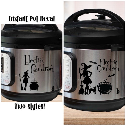 Electric Cauldron Instant Pot Decal Witch Cauldron Kitchen - Etsy