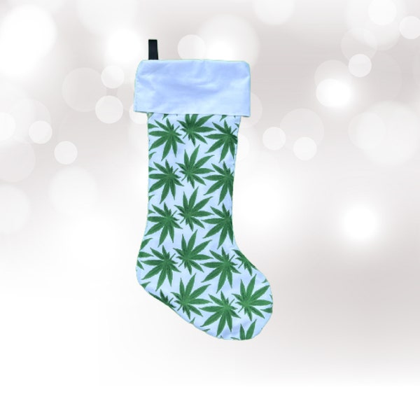 Weed Leaf Stocking - Etsy