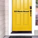 Front Door Address Decal, House Number Decal, Apartment Door Decal ...
