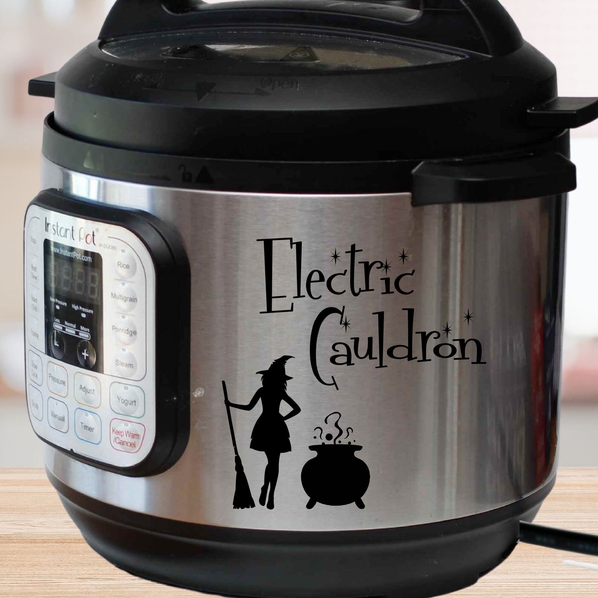 Electric Cauldron Instant Pot Decal Witch Cauldron Kitchen - Etsy