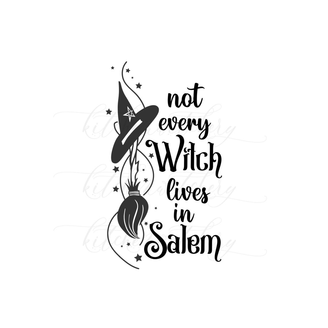 Not Every Witch Lives in Salem SVG Halloween Witch SVG Pagan - Etsy