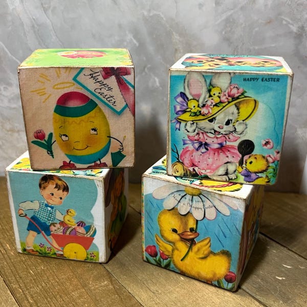 Easter Blocks - Etsy
