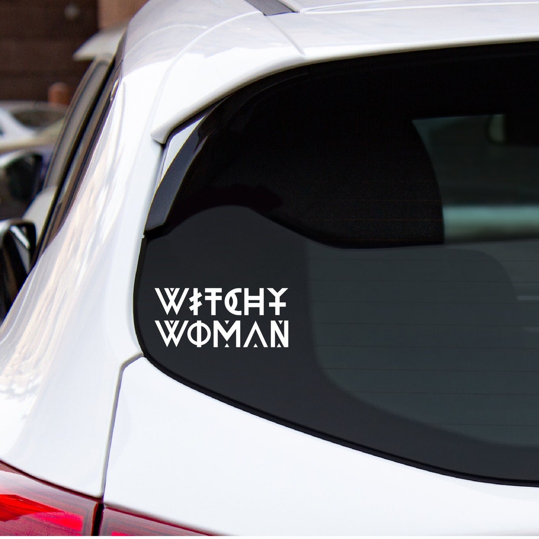 Witchy Woman Decal, Witch Decal, Witch Car Decal, Witch Laptop Decal - Etsy