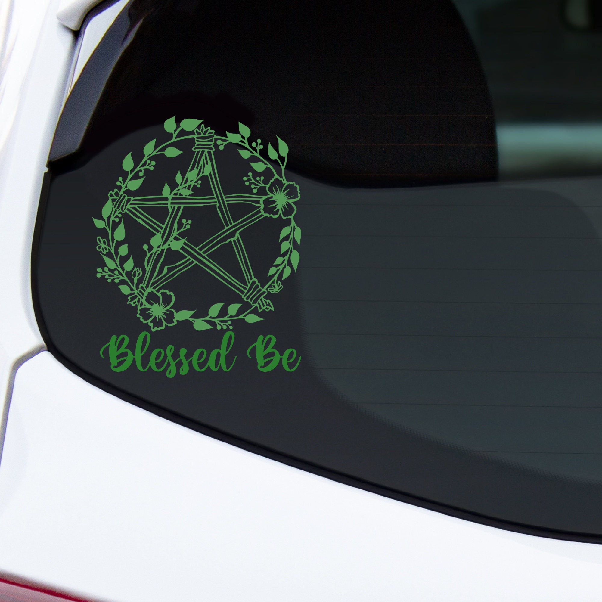 Blessed Be Decal Pagan Witch Decal Wiccan Laptop Decal | Etsy