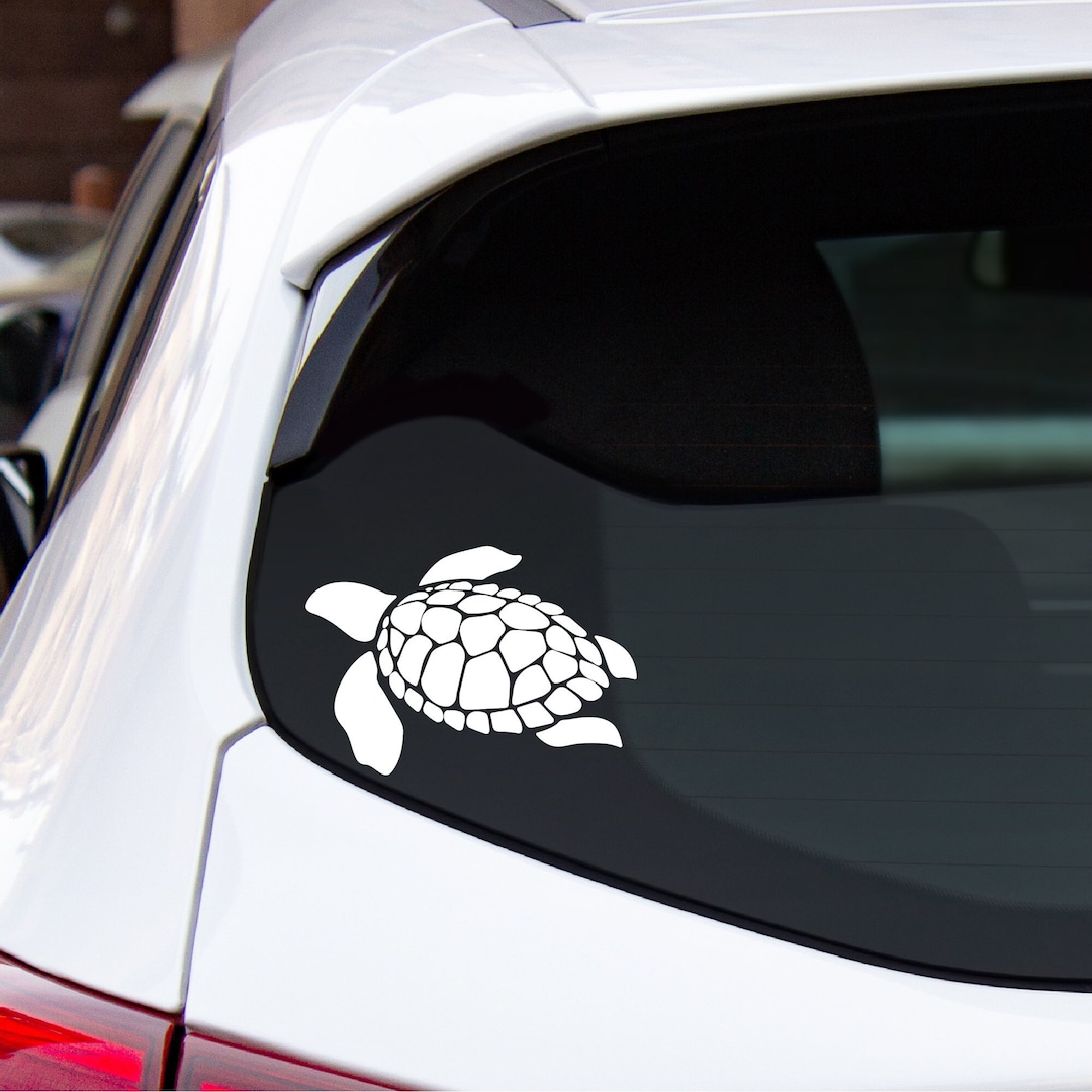 Sea Turtle Decal, Turtle Car Decal, Turtle Laptop Decal - Etsy