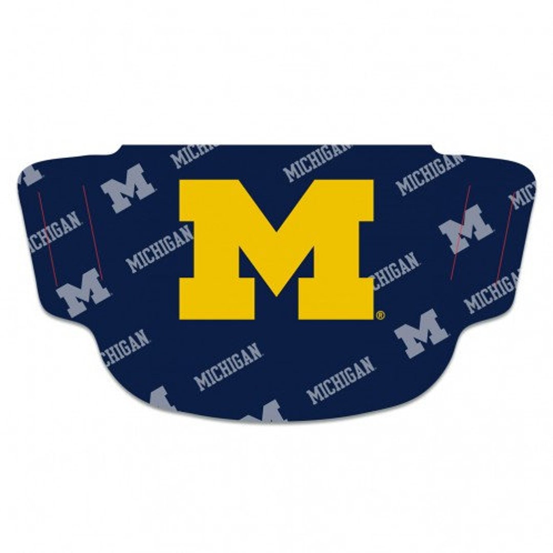 University of Michigan Face Mask Cover - Etsy