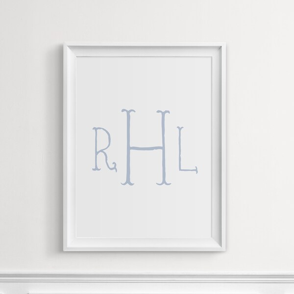 Monogram Decor - Etsy